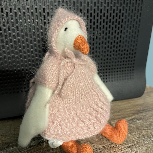 Goose Toy, Fluffy Baby Goose Toy, Stuffed Goose Kids Toy, Silly Goose ...