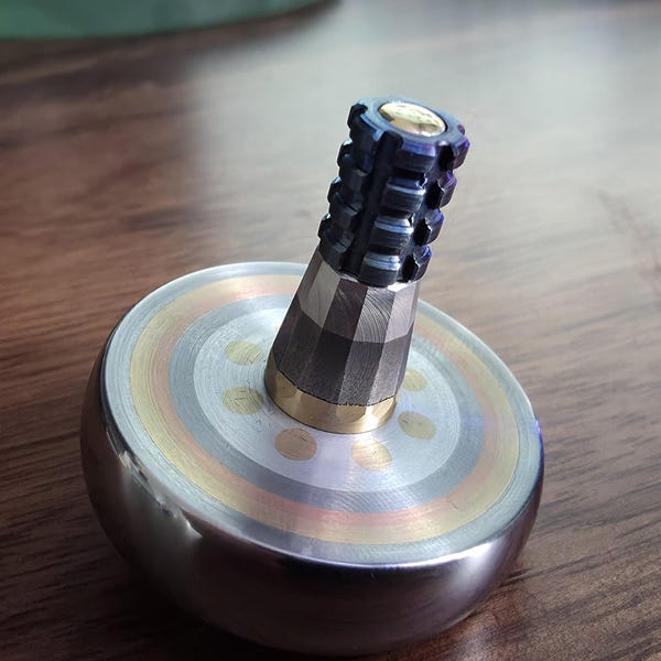 Precision Tippe Top Metal Spinning Top - Etsy