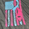 Pink Awareness Ribbon American Flag Cutting File, Cricut, Silhouette ...