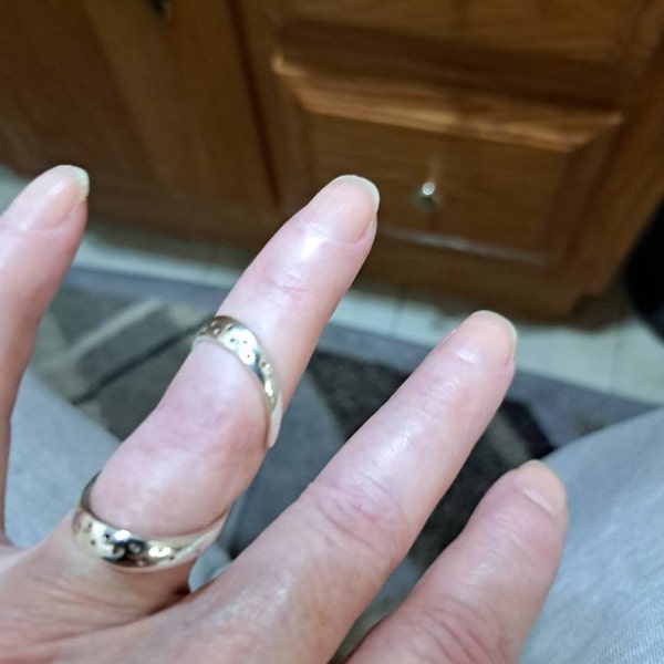 Swan Neck Deformity Silver Ring Splint 925 PIP Holes Design - Etsy