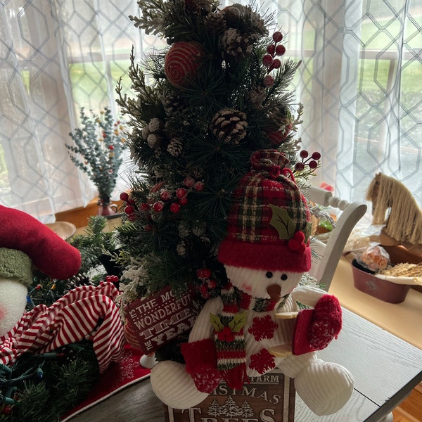 Grinch Inspired Tree Topper, Monster Head, Monster Ribbon, Christmas ...