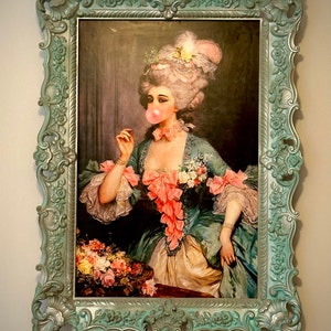 Queen Elizabeth II Print, Queen Elizabeth Wink,bubblegum Art,eclectic ...
