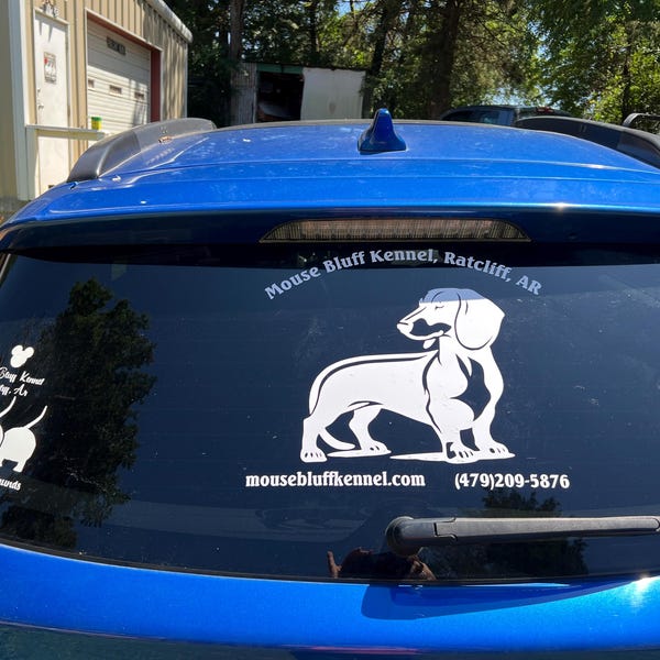Dachshund Vinyl Decal: Dog Breed Car Sticker - Etsy