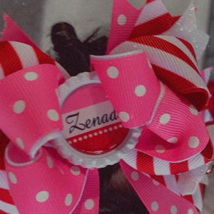 Princess Peach Bow, Princess Peach Hair Bow, Princess Peach Birthday ...