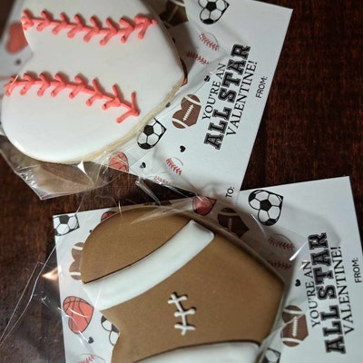 Printable Valentine's Day Paint Your Own Cookie Bag Topper, Valentine's ...