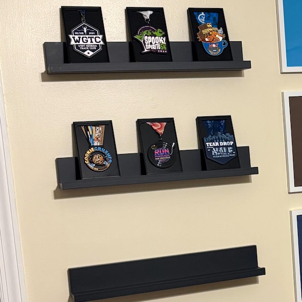 Medal Display Frame | Conqueror Challenge Medals | Wall Display for ...