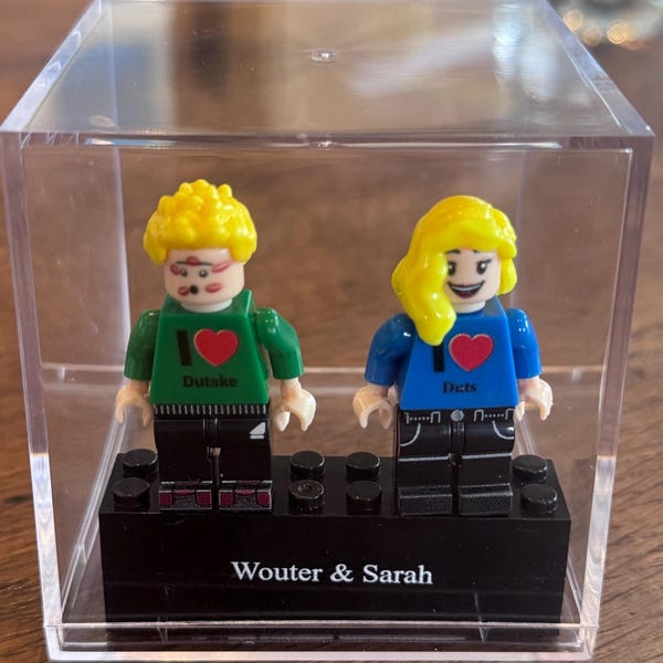 Personalized Minifig Couple Set | Custom Lego Couple Figure | Gift for ...