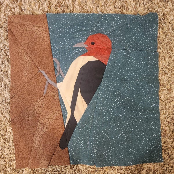 Blue Jay Paper Piecing Pattern - Etsy