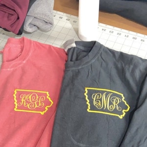 Iowa State Applique Embroidery Design. Machine Embroidery Design. Iowa ...