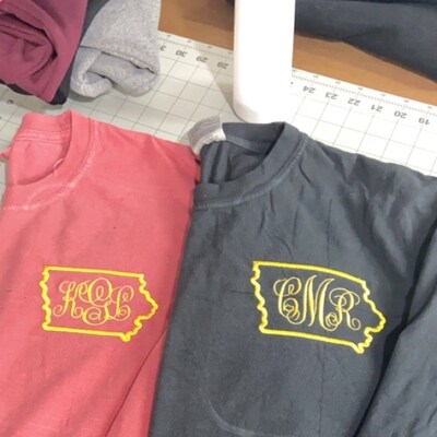 Iowa State Applique Embroidery Design. Machine Embroidery Design. Iowa ...