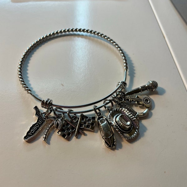 CUSTOM CHARM BRACELET, Design Your Own, Choose Your Charms, Birthday ...