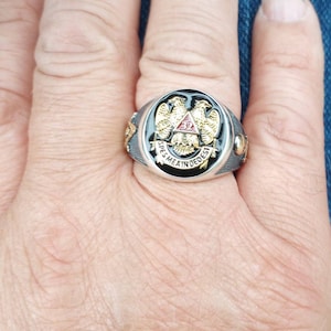 Masonic Ring AF AM Silver 925 Freemason Mason Masonry Jewelry - Etsy