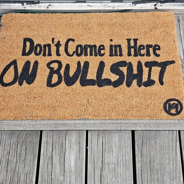 Get Tah Steppin Doormat Mat | Funny Doormat | Martin Theme Doormat ...