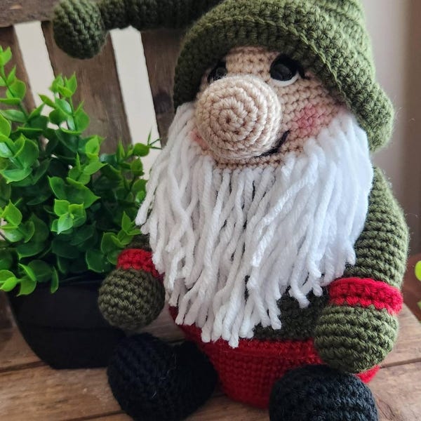 Schattig gehaakt kabouterpatroon pdf Engels, amigurumi-kabouter pdf ...