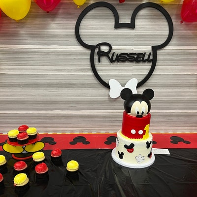 Mickey Mouse Cake Stand Mickey Cake Smash Cake Cake Pop Stand - Etsy