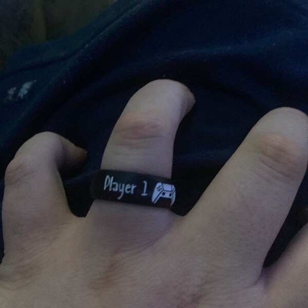 Personalized Engraved Silicone Ring 8MM - Wedding Band for Men and ...