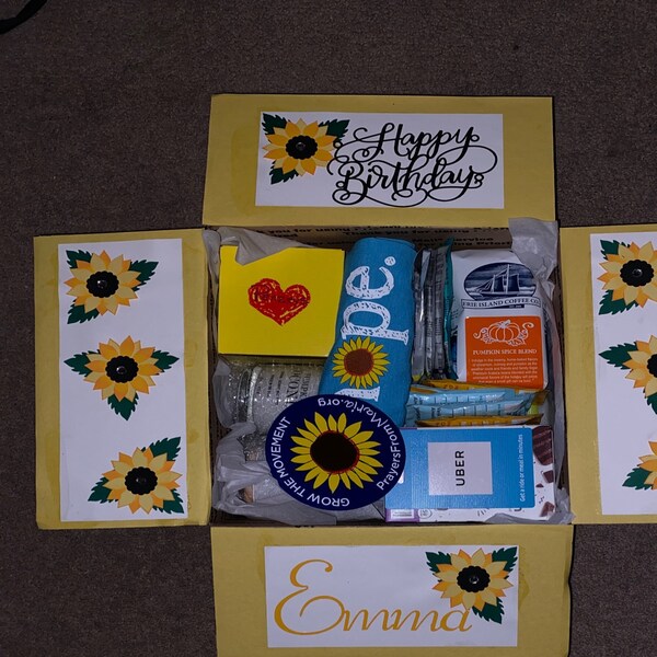Care Package Flaps, Happy Birthday - Etsy
