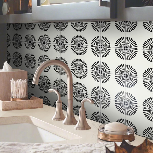 ANEJO EMMELINE Peel & Stick Floor Tile Stickers | Kitchen, Bathroom ...
