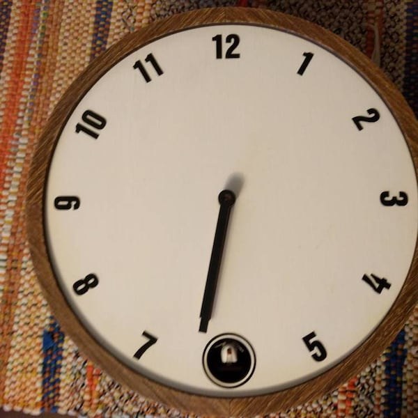 Cuckoo Clock White Dial and Black Numbers - Etsy