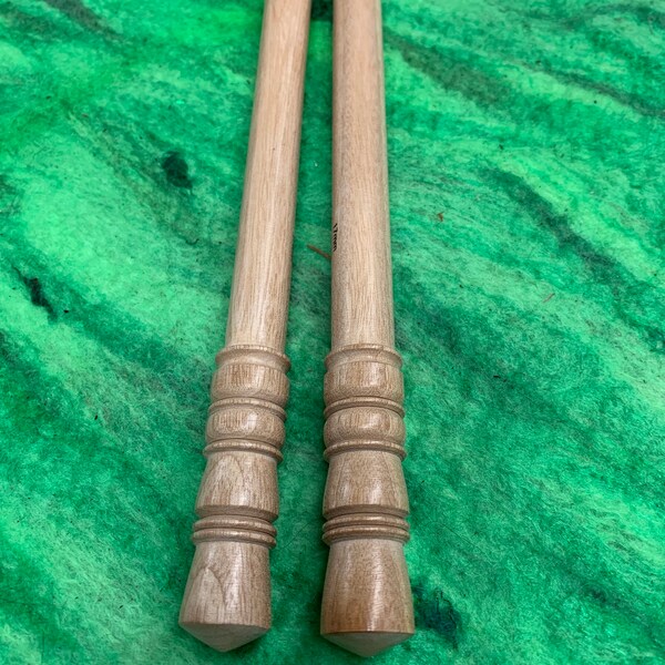 US Size 15...giant Single Point Fancy End Knitting Needles...10mm...14 ...