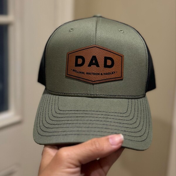 Personalized Dad Patch Hat, Dad Birthday Gift, New Dad Gift, Gift for ...