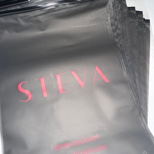 Custom High Quality Black Matte Bag for Packing Clothes，cloth Packaging ...