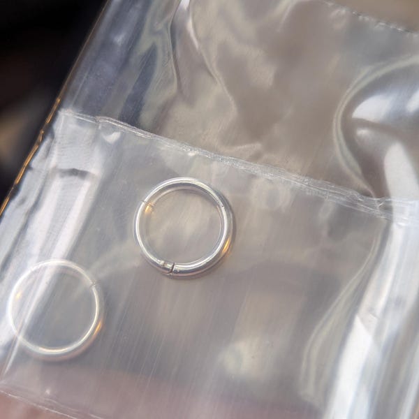 925 Sterling Silver Hand Design Straight Barbell 14G 1.6mm Surgical ...