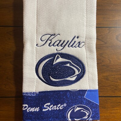 NCAA Penn State Nittany Lions College Logo Navy & White 100% Cotton ...