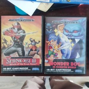 Replacement Cover Mortal Kombat Arcade Edition PAL Hack Version SEGA Megadrive Custom ...