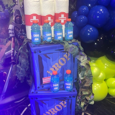 Gamer Drop Crate Chip Bag, Mystery Blind Loot Goody, Party Favor Blue ...