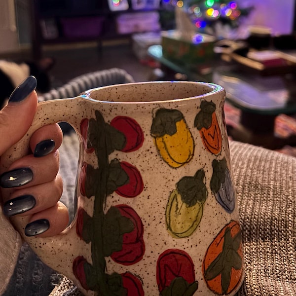 Handmade Tomato Mug Made to Order!! - Etsy