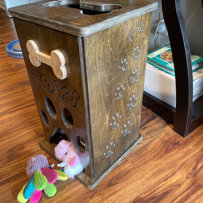 Dog Toy Box - Etsy