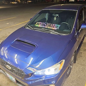 Night Runner Decal Sticker Freedom in the Darkness windshield, Windows ...