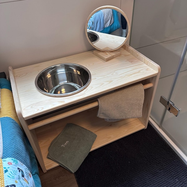 Customizable Wooden Circle Table 70cm - Etsy
