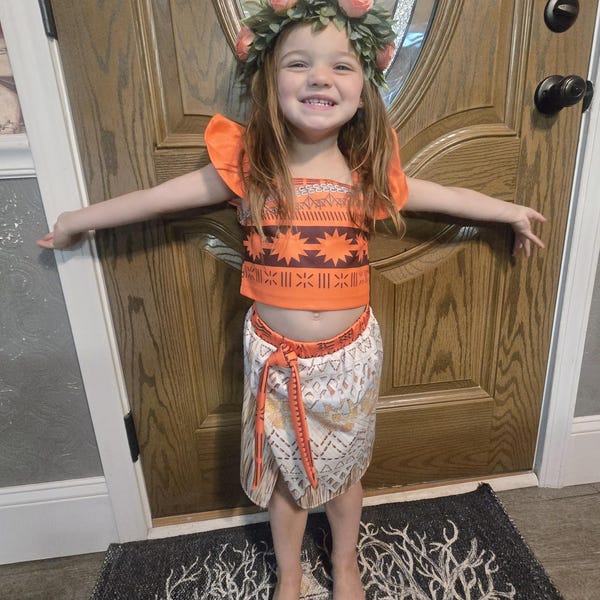 Moana Flower Crown - Moana Inspired Flower Crown - Custom Made - Disney ...