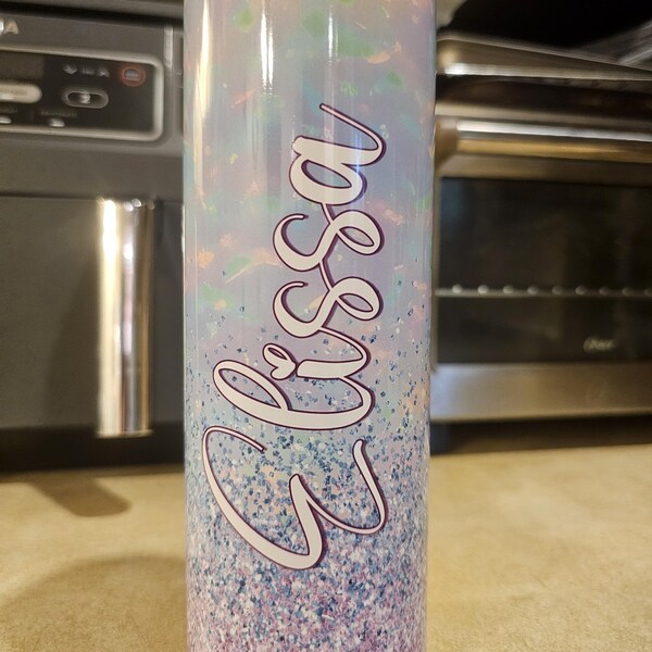 Custom Christian Affirmation Iced Coffee Cup, Bible Verse Glass Tumbler ...