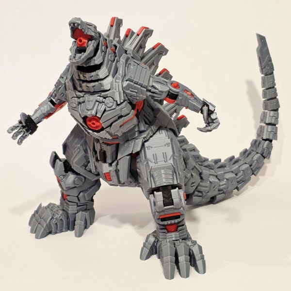 Mechagodzilla Articulated 3D Printed (USA) - Etsy