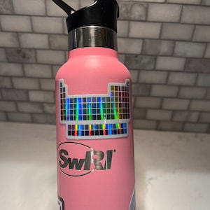 Sticker // Vinyl Holographic Periodic Table, Science Art 3 Inches ...