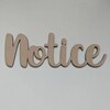 MDF Wooden Name Laser Cut MDF 3MM Wood Name DIY Name Raw Mdf Blank Word ...