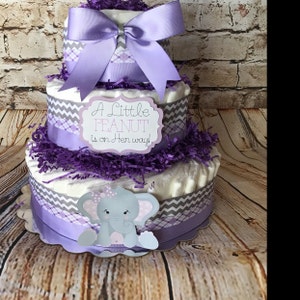 Cute Elephant Clip Art, Baby Girl Purple and Gray Peanut Clip Art, Png ...