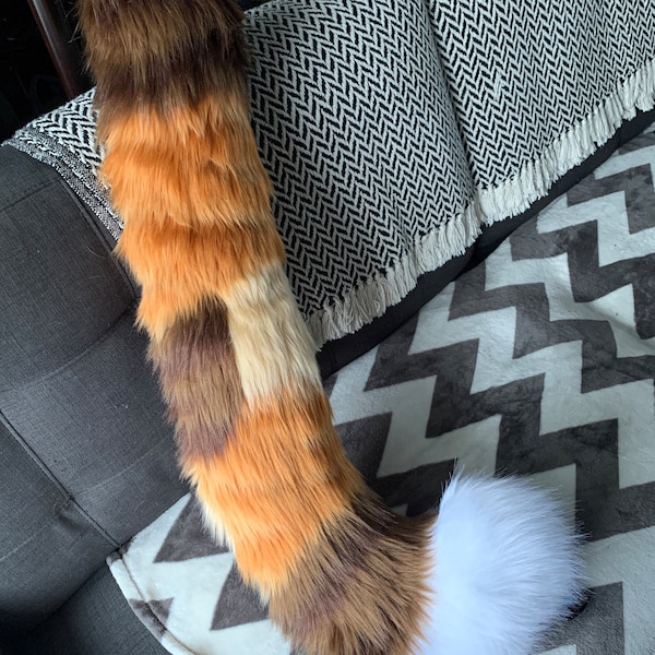DIGITAL Feline Tail Pattern for Fursuits - PDF Download - Etsy