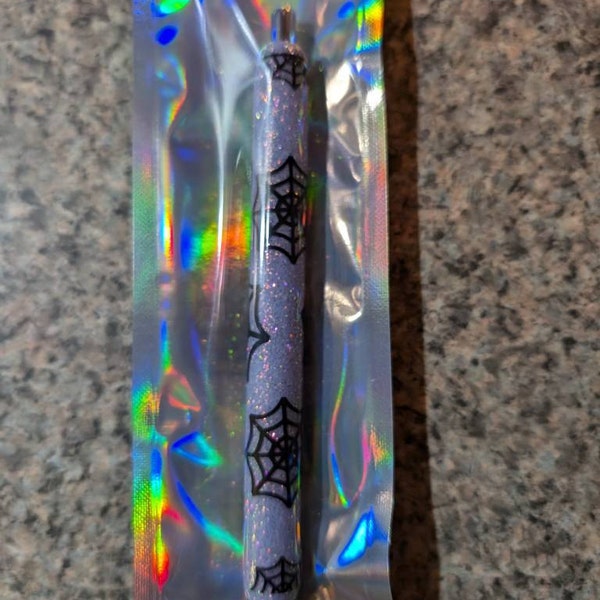 RTS ~ Ready to Ship ~ Glitter Pen ~ Halloween ~ Spider ~ Spooky ~ Ink ...