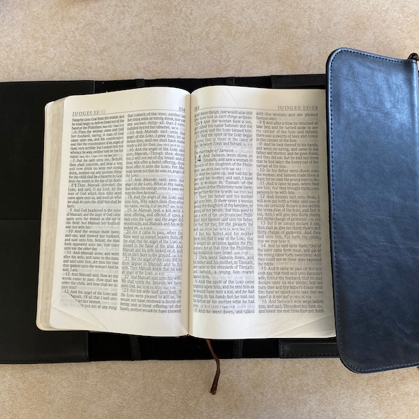 Canvas Bible Cover With Leather Accents for Women by Bekah Rose | Purse ...