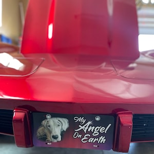 Personalized Photo Custom License Plate in Loving Memory Auto - Etsy