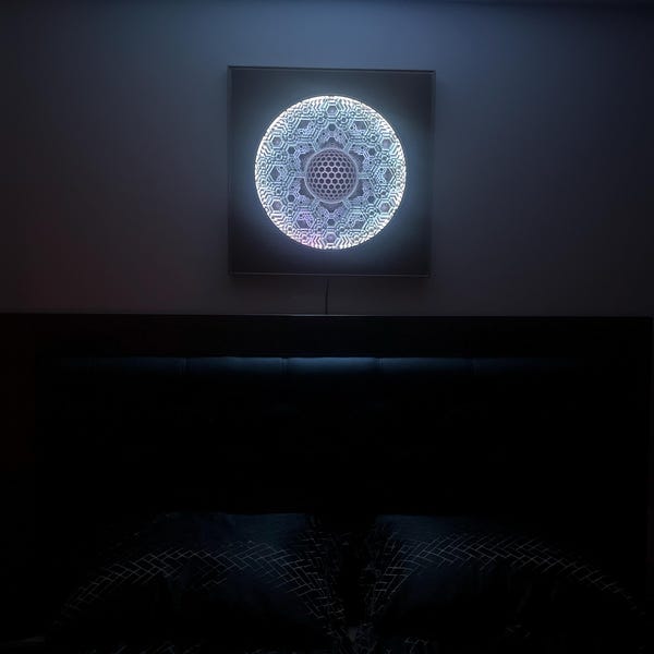 Infinity Mirror "Іnfinity Multiverse". Sacred Geometry Wall Art. - Etsy