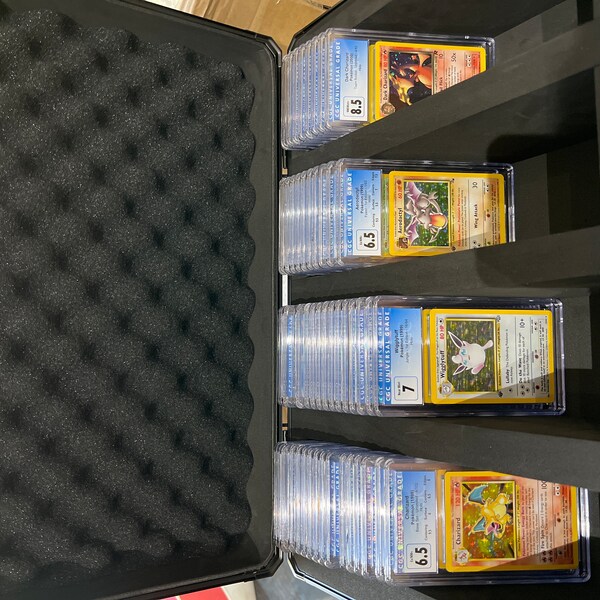 Graded Card Case Storage Box - Superior Sports Card Display Case for ...