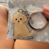 California Sea Lion Acrylic Glitter Keychain Kawaii Chibi Marine Animal ...