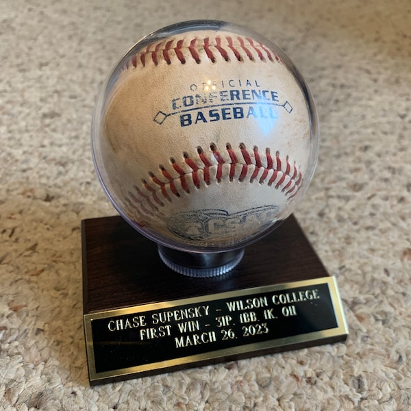 Baseball Home Run Trophy Ball Holder Protective Display Case-free ...