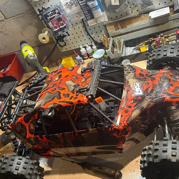 The Abyss (blue) Abstract Boat Wrap Kit 3M Cast Vinyl - 15 Sizes ...