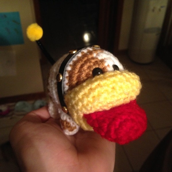 Yoshi's Woolly World Poochy Crochet Plush Amigurumi - Etsy Canada